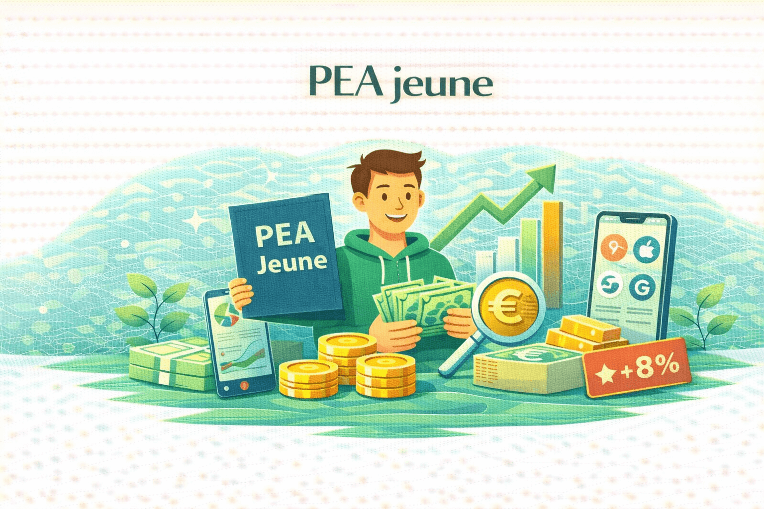 PEA Jeune 2026 : conditions, plafond et meilleur courtier
